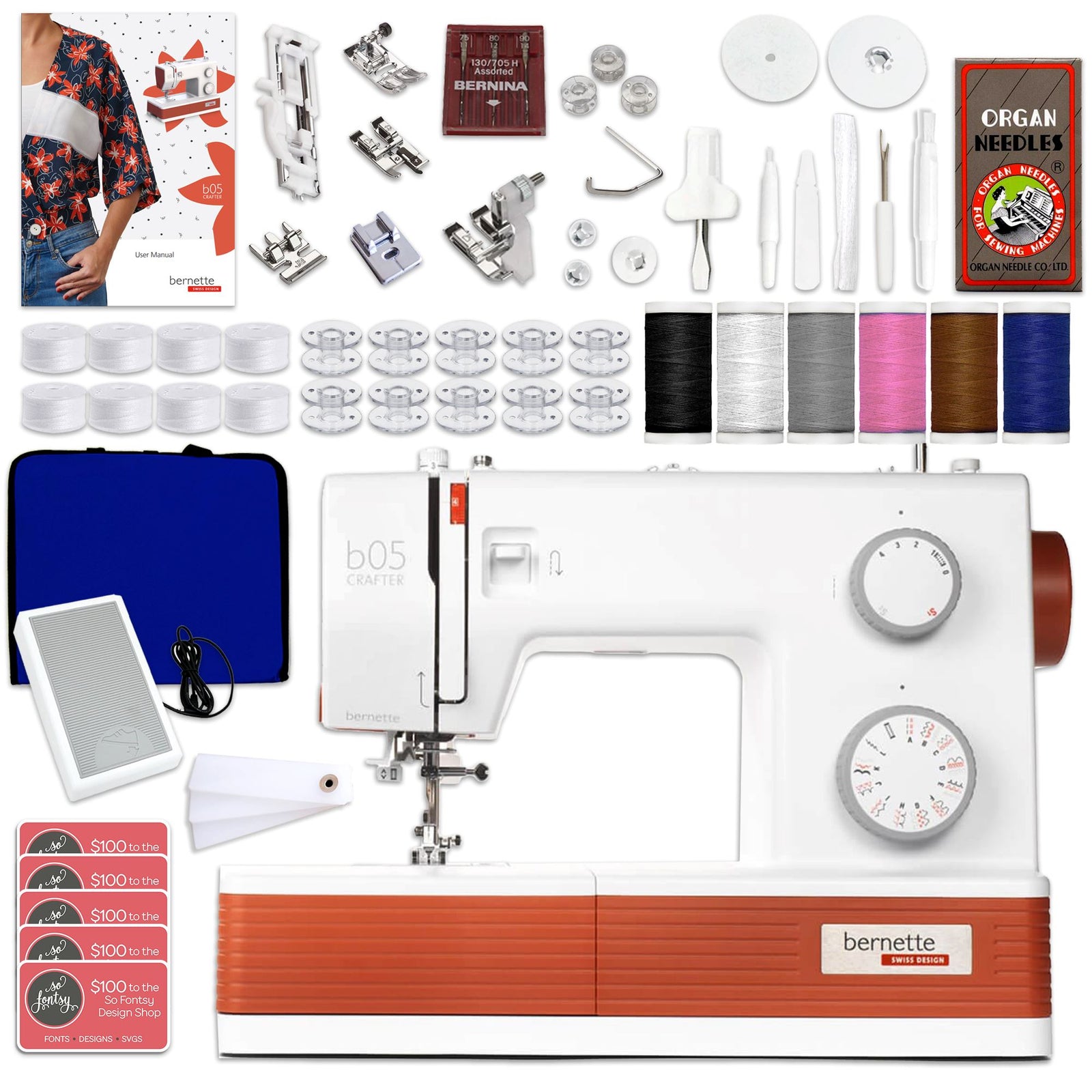 Bernette Sewing & Embroidery Machine Bundles | Swing Design