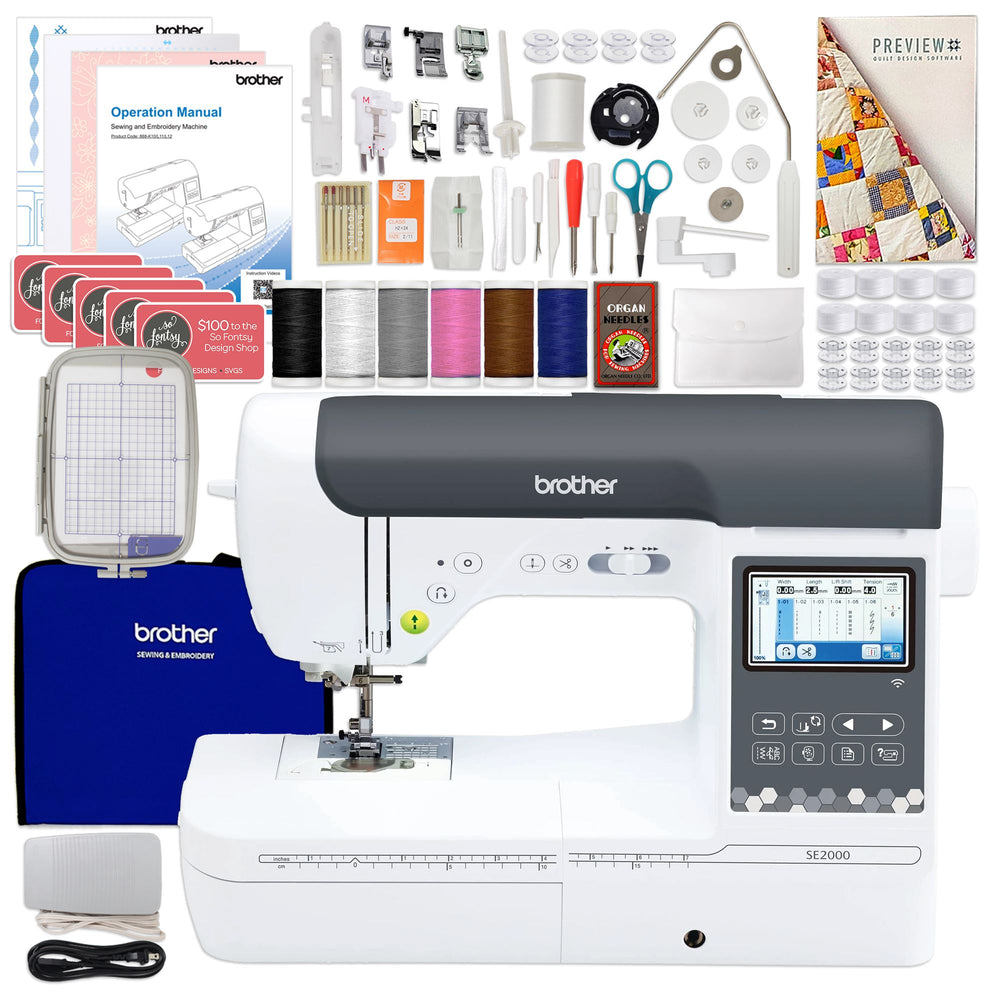 Brother Embroidery & Sewing Machine Bundles | Swing Design