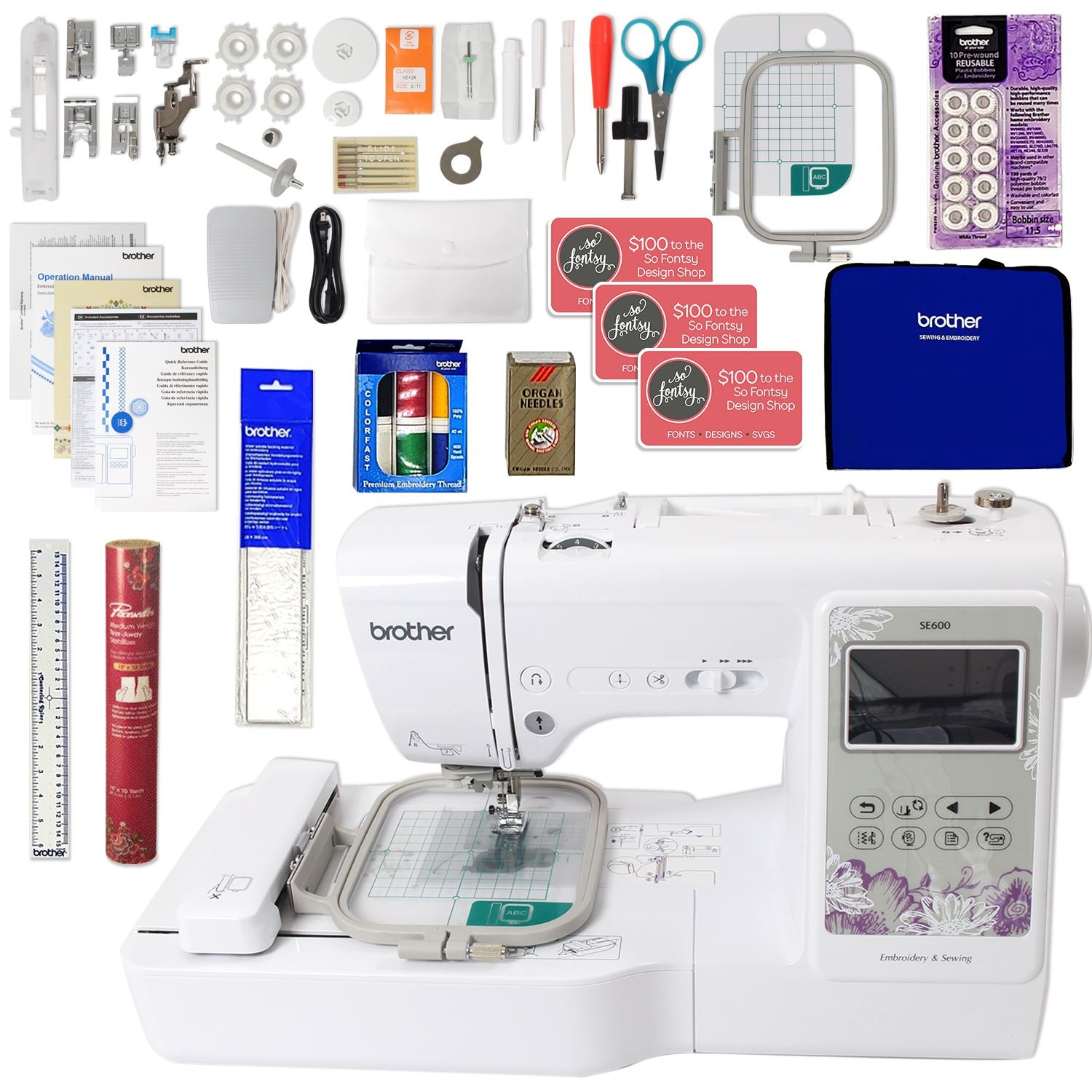Brother Embroidery & Sewing Machine Bundles | Swing Design
