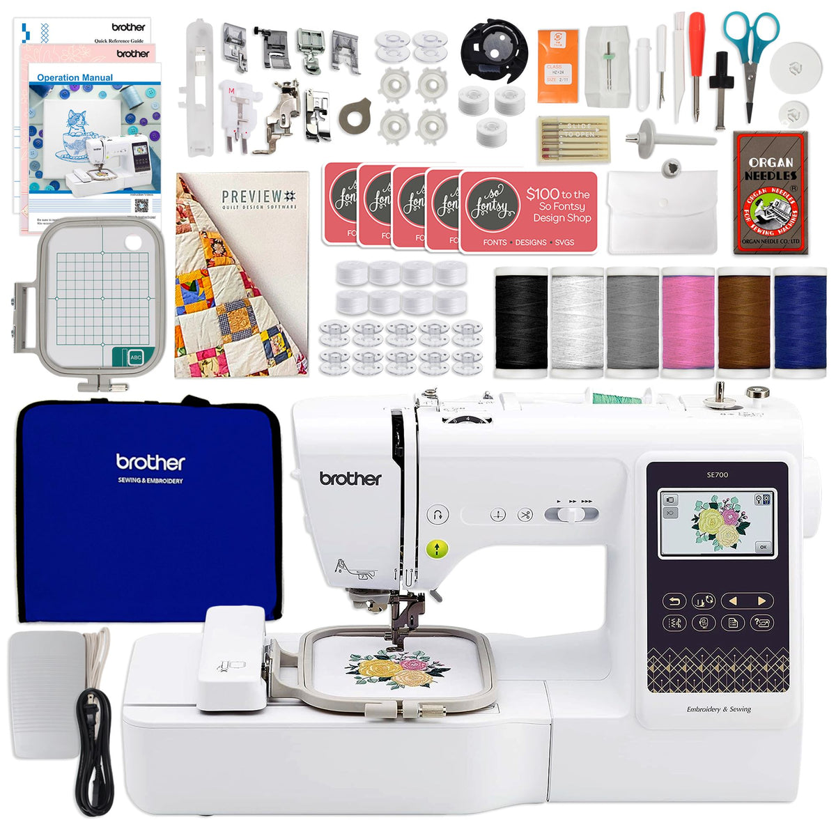 Brother Embroidery & Sewing Machine Bundles | Swing Design