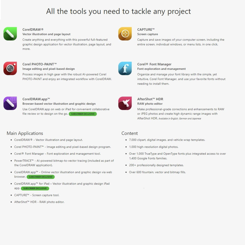 CorelDRAW 2023 Graphics Suite Instant Code | Swing Design