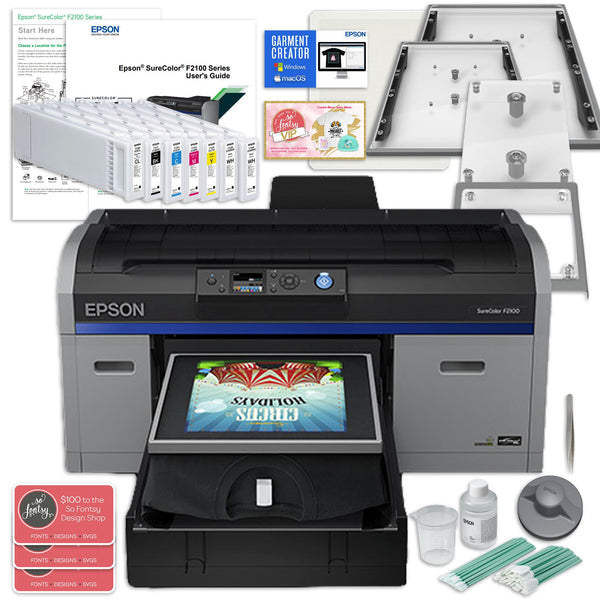 Epson F2100 DTG & DTF Combo Printer Bundles | Swing Design