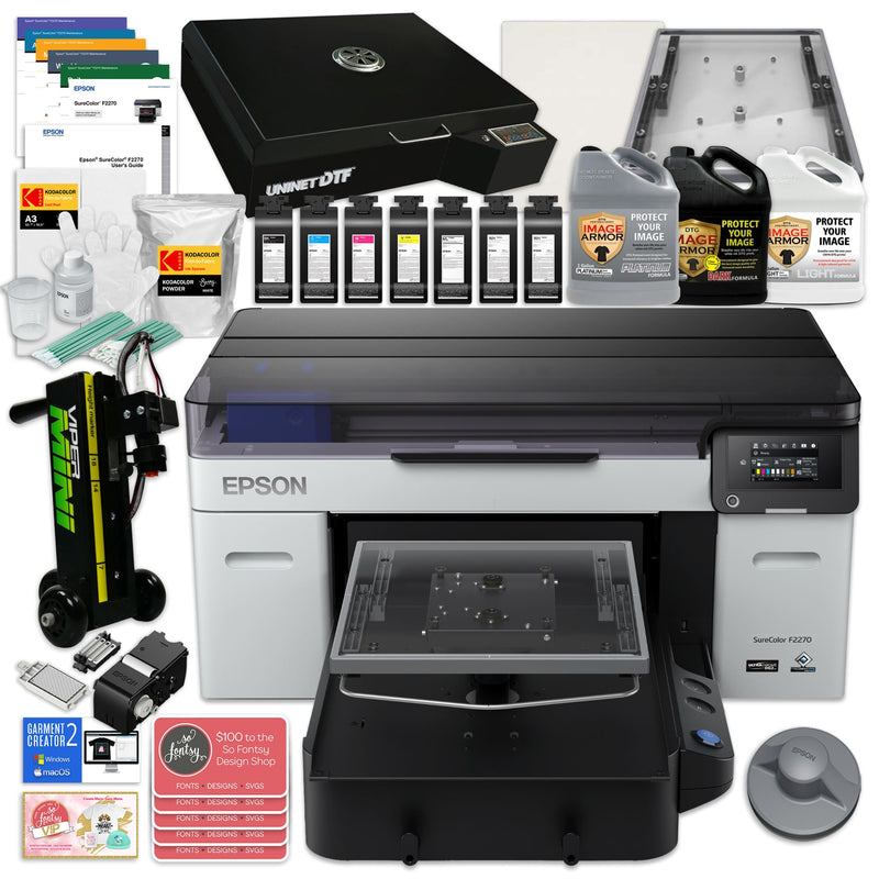 Epson F2270 DTG & DTF Combo Printer Bundles | Swing Design