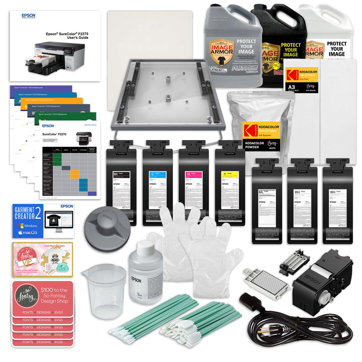 Epson F2270 DTG & DTF Combo Printer Bundles | Swing Design