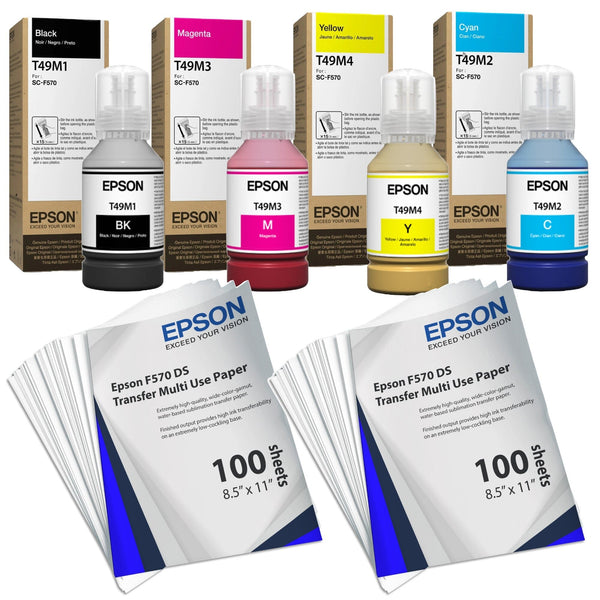 Epson F170 & F570 Printer Ink Sets Bundles | Swing Design