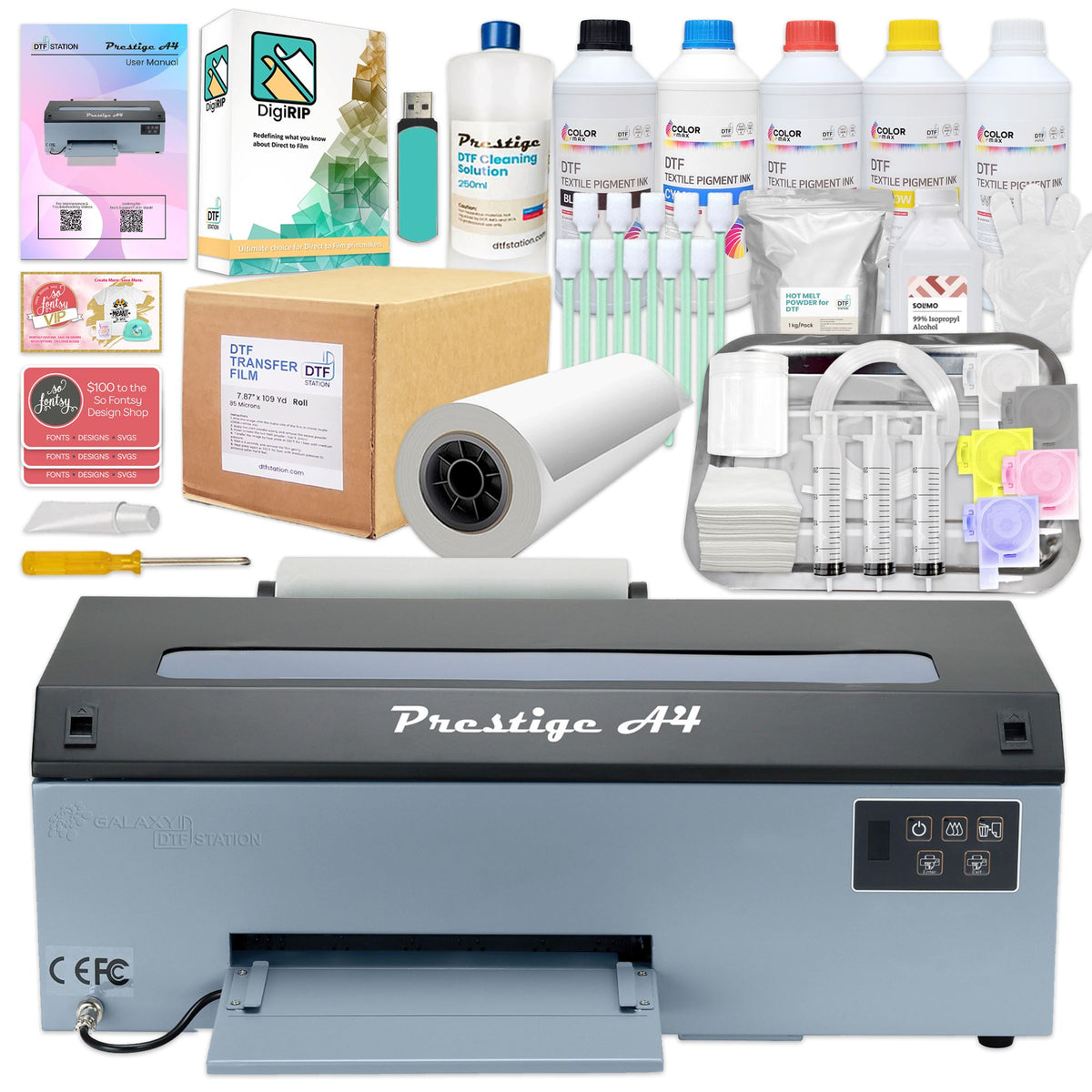 Prestige A4 Direct to Film (DTF) Printers, Inks & Supplies– Swing Design