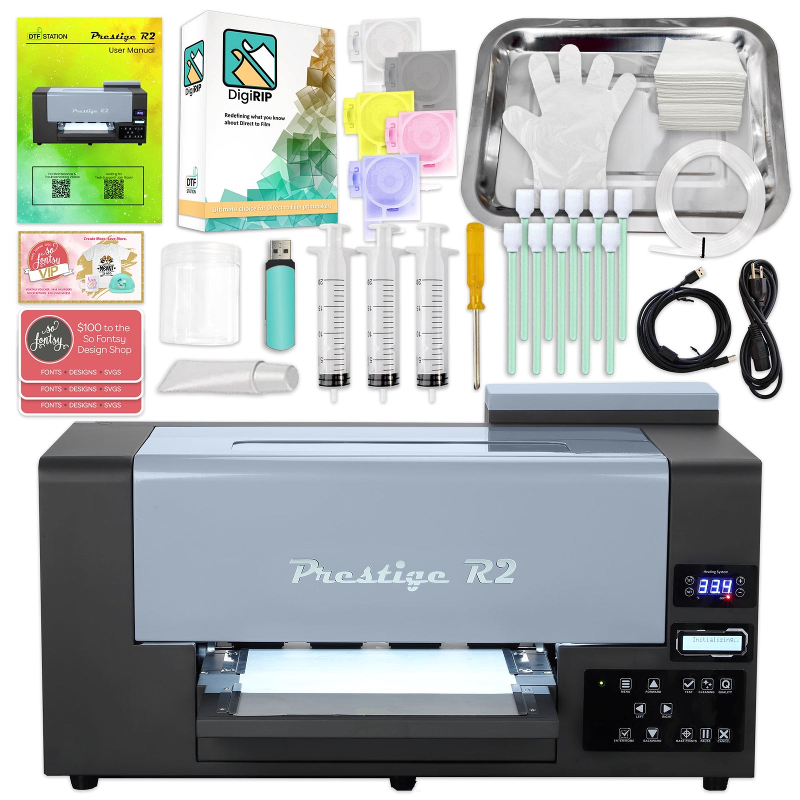 Prestige R2 & R2 PRO 13" DTF Printer Bundles | Swing Design