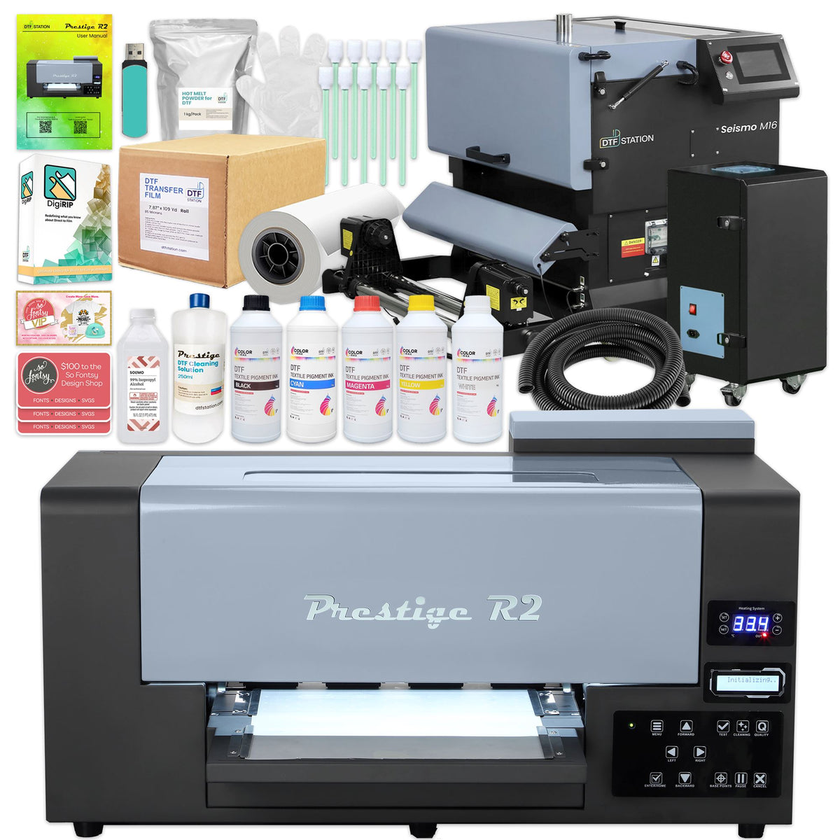 Prestige R2 & R2 PRO 13" DTF Printer Bundles | Swing Design