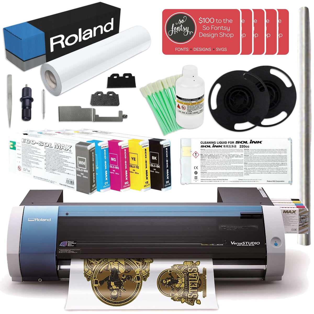 Roland BN-20 Eco-Solvent 20" Printer Bundles | Swing Design