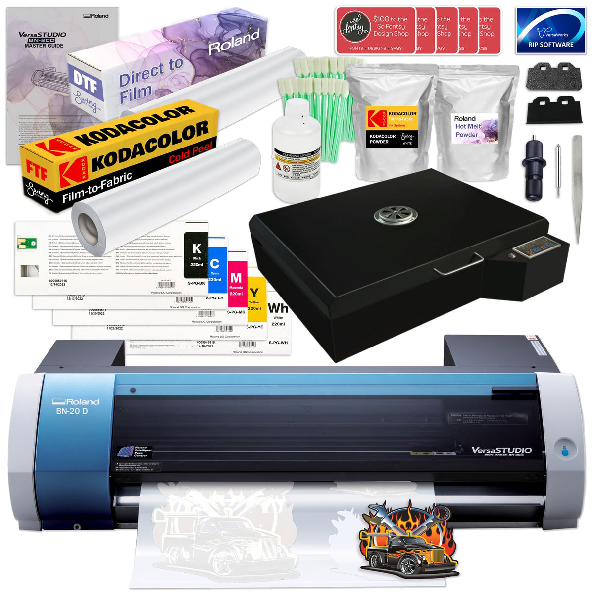 Roland DTF BY-20 & BN-20D Printer Bundles | Swing Design