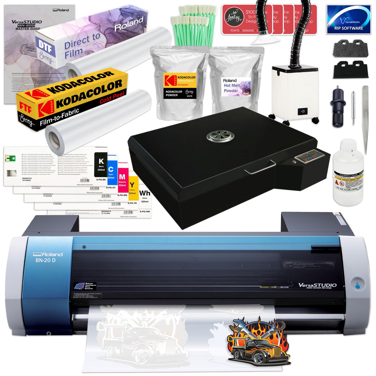 Roland BN-20D 20" DTF Printer Bundles | Swing Design