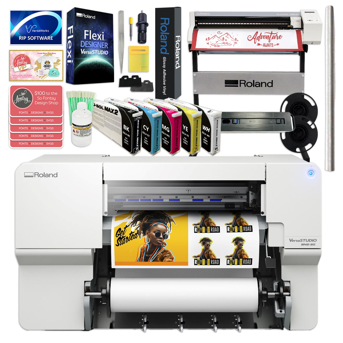Roland BN2-20 Eco-Solvent Printer Bundles | Swing Design