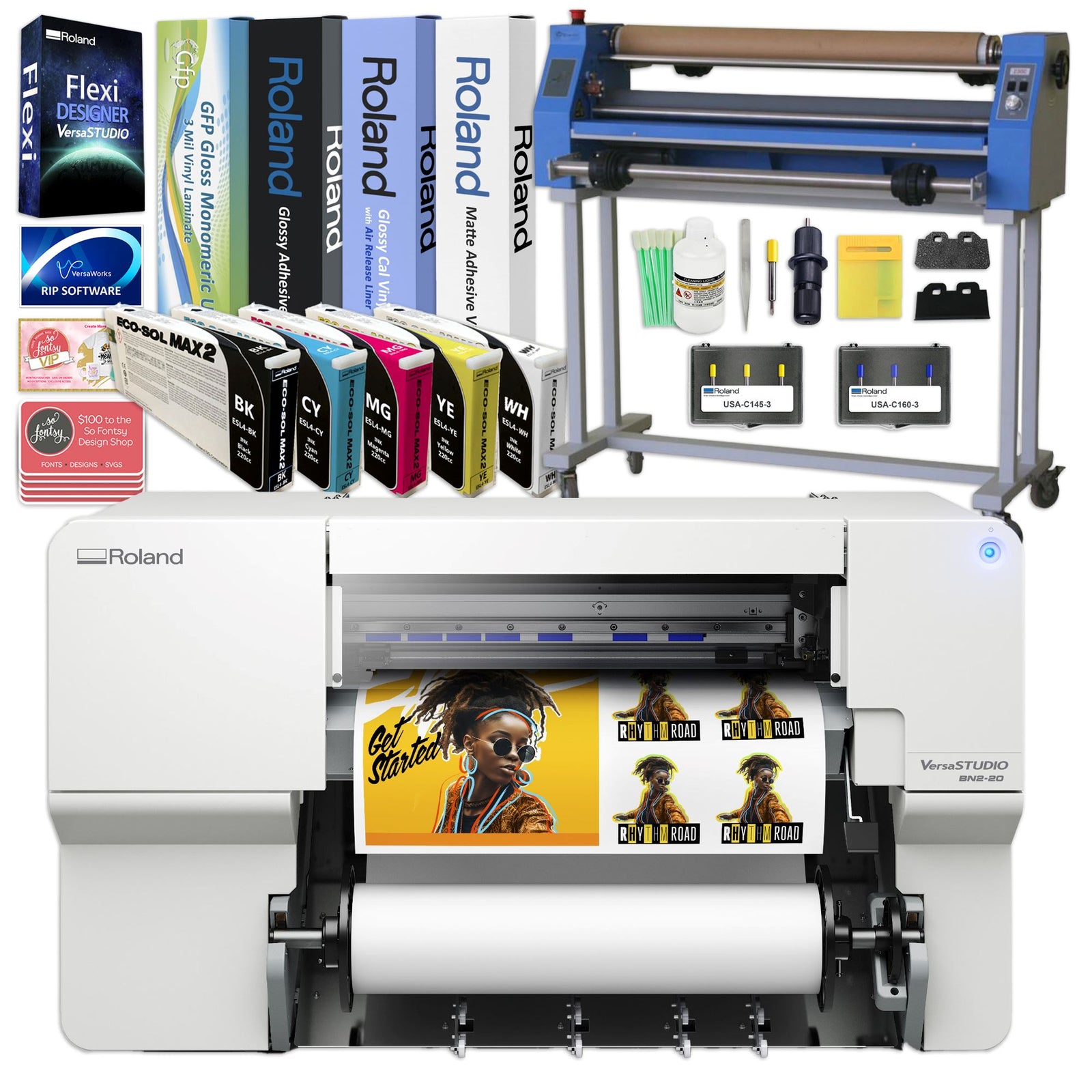 Roland BN2-20 Eco-Solvent Printer Bundles | Swing Design