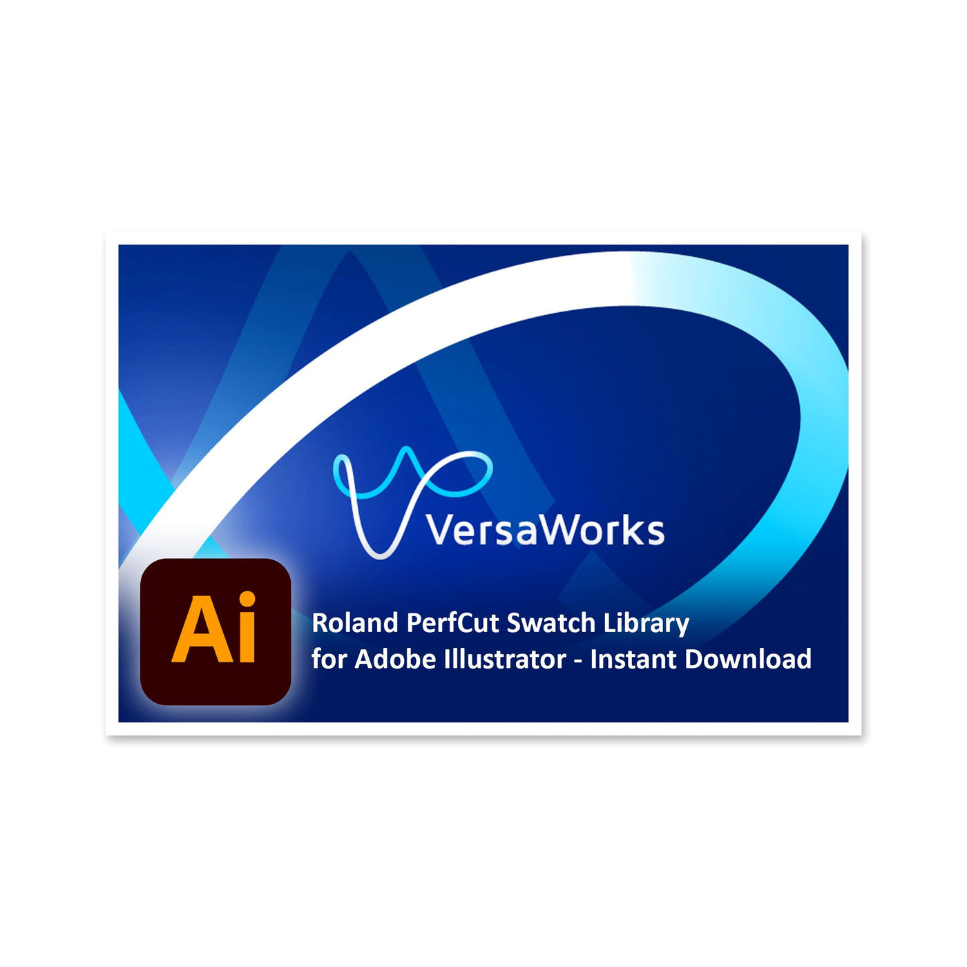Roland VersaWorks Color Swatch Cut Lines Adobe Illustrator - Swing Design