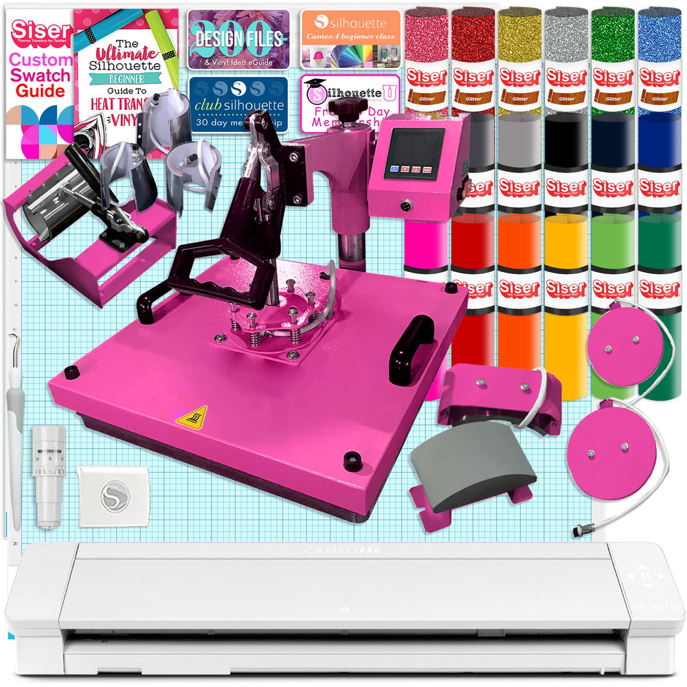 8-in-1 Combo 15" Best Heat Press Bundles | Swing Design