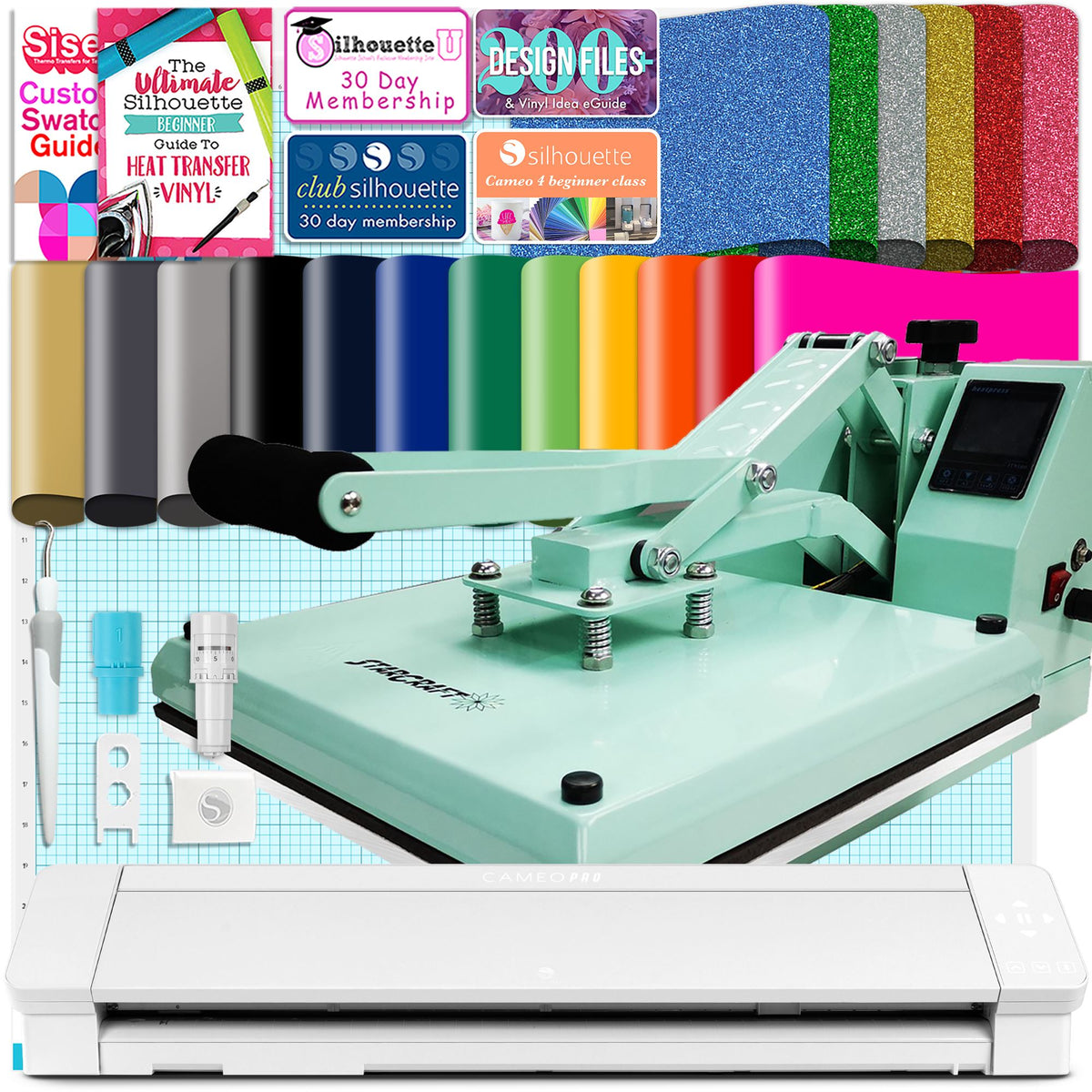 StarCraft Heat Presses - Mint Heat Press | Swing Design