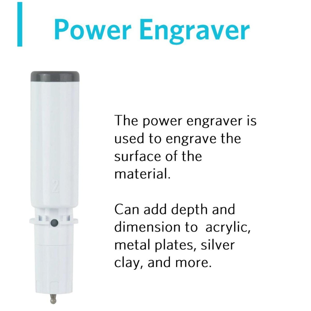 Silhouette Curio 2 Power Engraver Tool | Swing Design