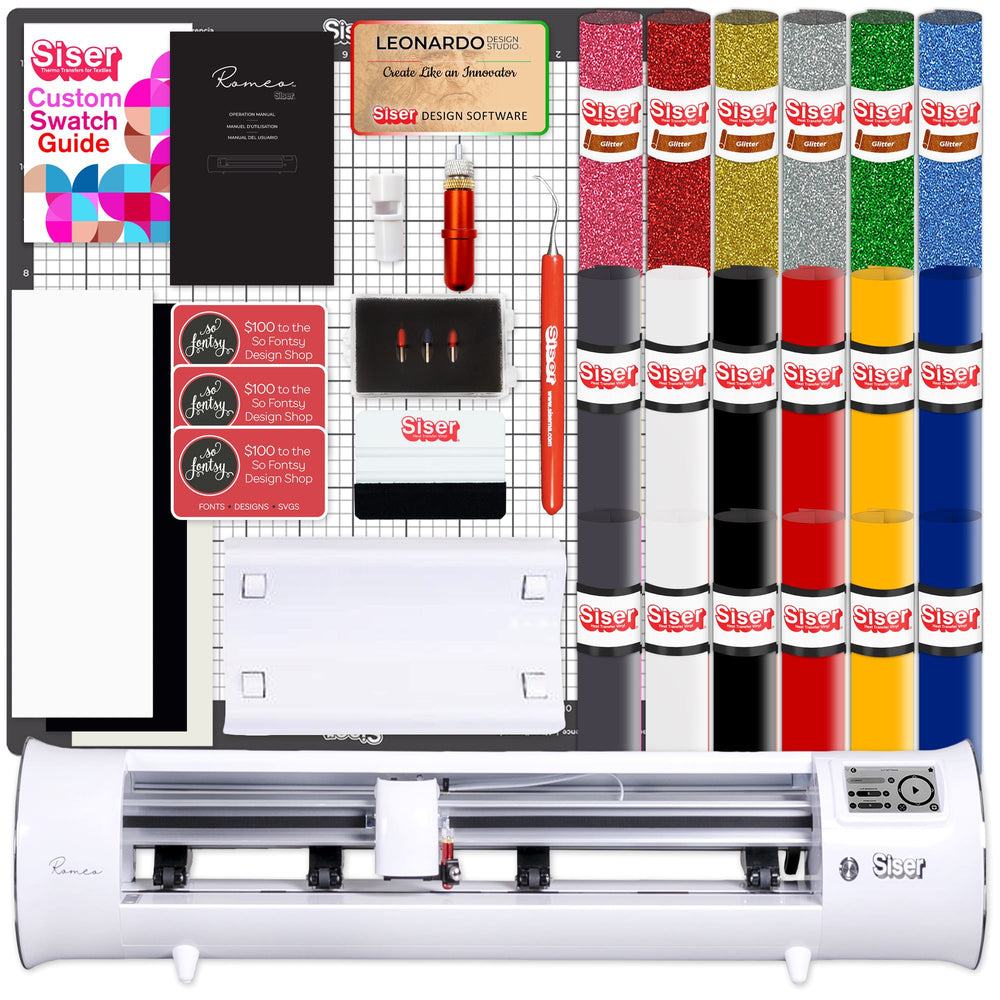 Siser's Romeo 24" Vinyl Cutter Bundles | Swing Design