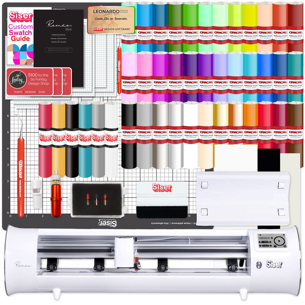 Siser Romeo 24" Vinyl Cutter Deluxe Bundles | Swing Design