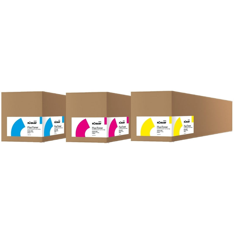 Uninet IColor 560 Fluorescent CMY Toner Cartridge Kit Sublimation ...