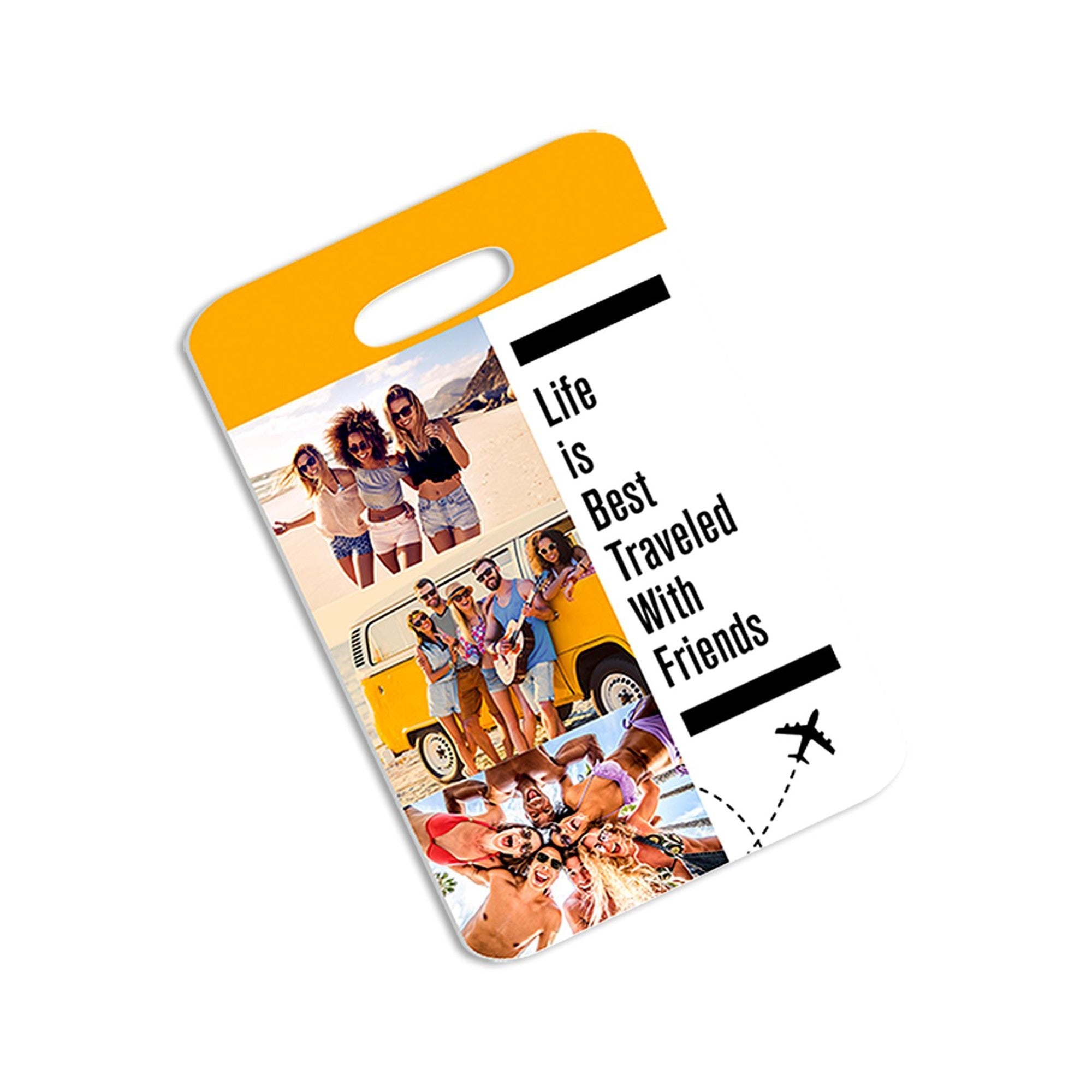 Unisub Sublimation Luggage Tag Blanks - Rectangle | Swing Design
