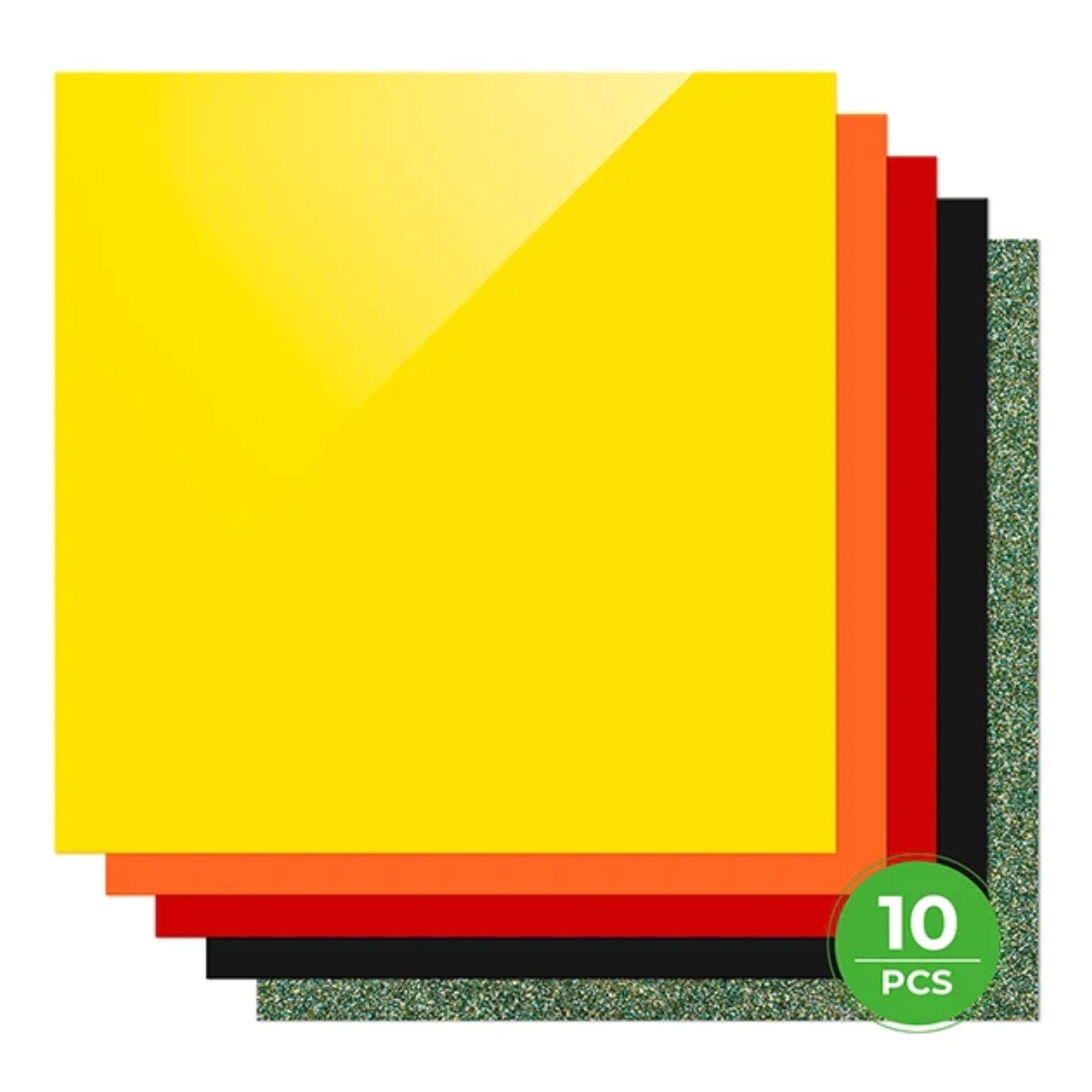 xTool 1/8" Colored Acrylic Assorted Sheet Kit | Swing Design