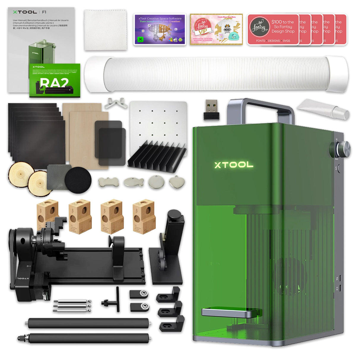 xTool F1 Portable Laser Engraver & Cutter | Swing Design