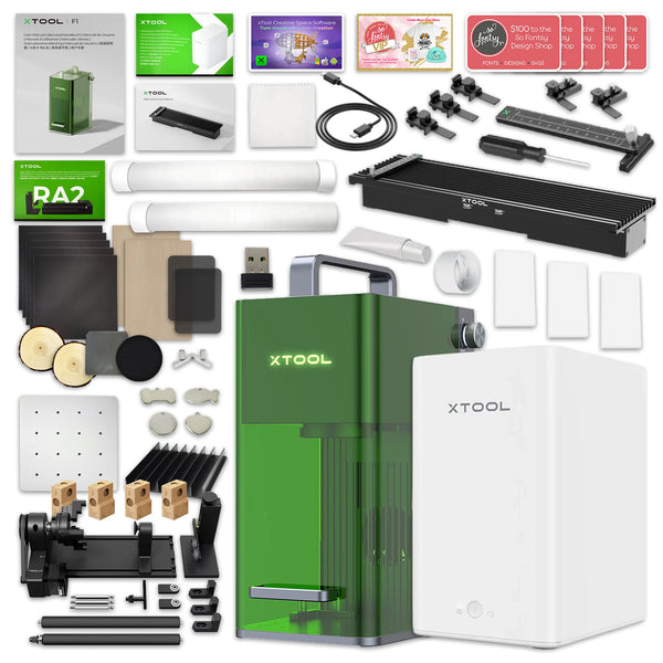 xTool F1 Deluxe Laser Engraver Bundles | Swing Design