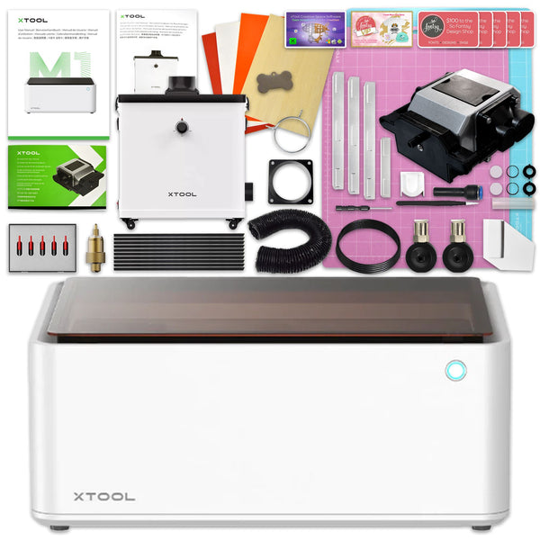 XTool M1 Craft Laser Cutter & Engraver Bundles & Accessories– Swing Design