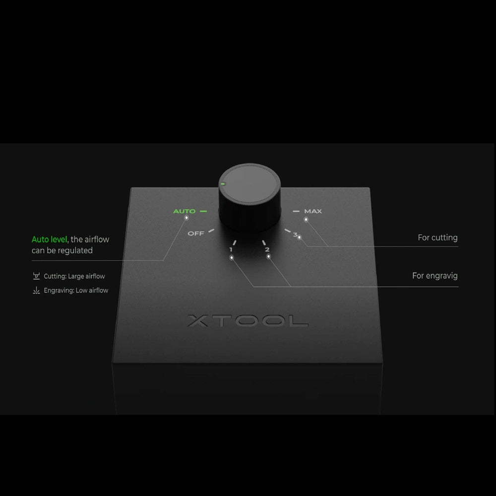 xTool S1 Air Assist Set for Cleaner Cuts | Swing Design