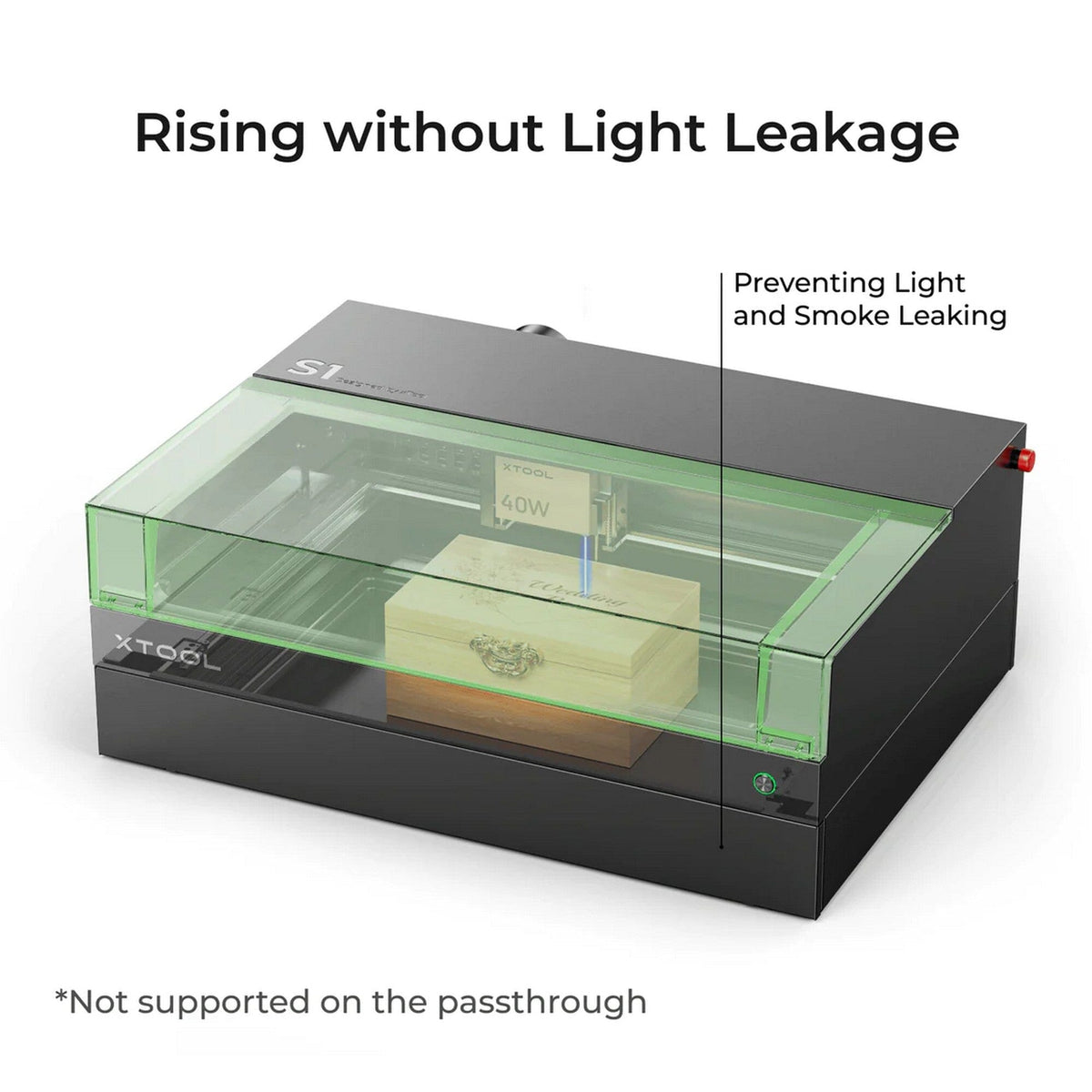 xTool S1 Riser Base for Laser Cutting | Swing Design